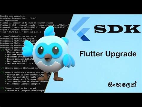 how to upgrade your flutter sdk sahan madhusanka posted on the topic