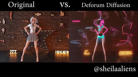 Deforum Diffusion animation vs original, side-by-side : r/StableDiffusion