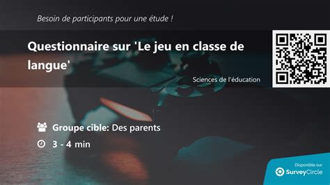 Le Jeu En Classe De Langue R Surveycircle Fr