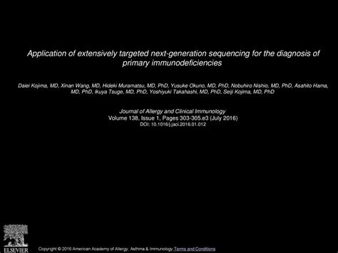 Application Of Extensively Targeted Next Generation Sequencing For The Diagnosis Of Primary