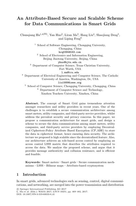 Pdf An Attribute Based Secure And Scalable Scheme For Data