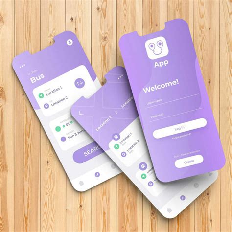 Free Mobile Ui Mockup Psd Template Css Author