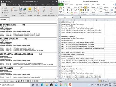 pdf to excel or any bank statements converted into excel csv xls or