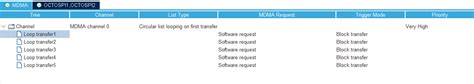 solved how do i configure program with mdma stmicroelectronics
