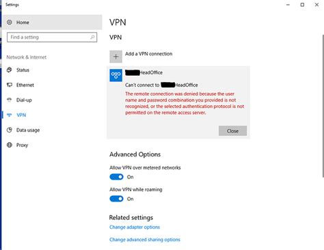 Windows 10 VPN Issues Networking Spiceworks Community