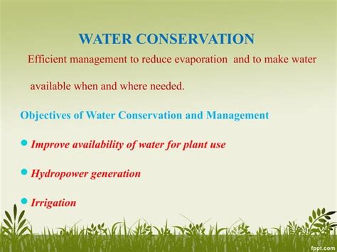 Soil Water Conservation Methods In Agriculture PDF