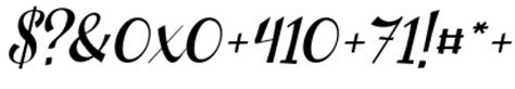 Clipper Script Fat Slanted Font Script Decorative What Font Is
