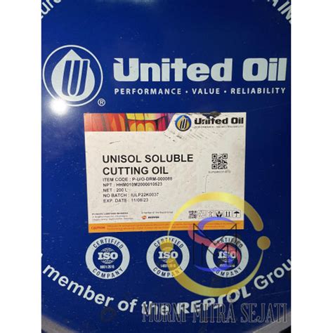 Jual United Oli Bor Cutting Oil Dromus Potong Unisol Soluble Eceran 1 L Kota Surabaya Murni