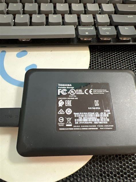 Toshiba External Hard Drive TB Computers Tech Parts Accessories Hard Disks Thumbdrives