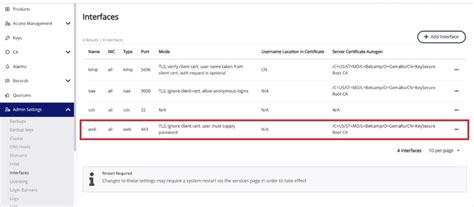 ciphertrust manager web interface certificate error solution