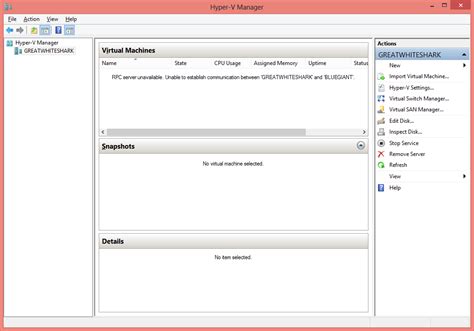 Windows Hyper V Server Remote Management Using Workgroup Server Fault