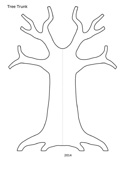Tree Trunk Template Printable Pdf Download Tree Trunk Template Printable Pdf Download