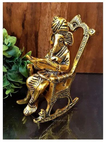 Lord Ganesh Statue Riddhi Siddhi Brass Ganesha Manufacturer From Hathras