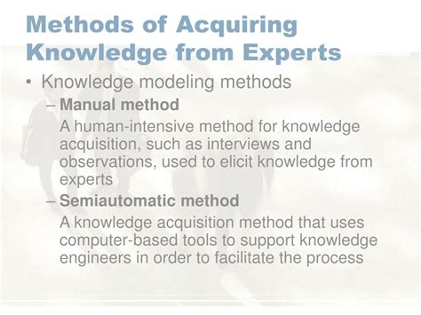 PPT - Knowledge Acquisition PowerPoint Presentation, free download - ID:6579833