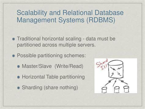 Ppt The Nosql Approach To High Scalability Powerpoint Presentation