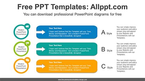 Arrow Highlight Banner Powerpoint Diagram For Free Arrow Highlight Banner Powerpoint Diagram For Free