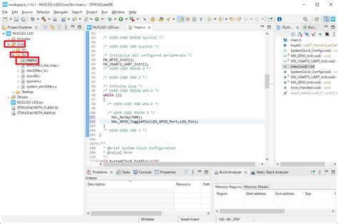 Stm32cubeideを使ってみよう How To Stm32cubeide 日本語版 Lチカ編 Stm32cubemx Qiita