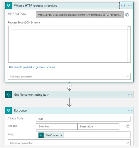Sharepoint Azure Logic App Api Response With Excel File Download