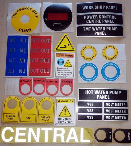 Any Customize Shape Poly Carbonet Labels At Best Price In Ahmedabad