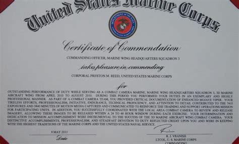 With Army In Good Conduct Certificate Template