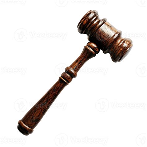 Judge Hammer on transparent Background 43592289 PNG