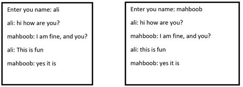 multithreading multi client simple chat non gui server in java using