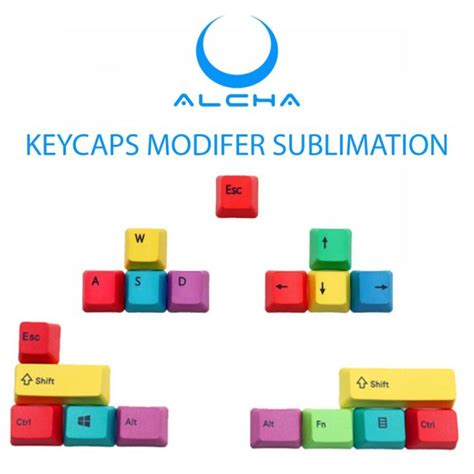 Alcha Keycaps Modifier Wasd Arrow Shift Esc Ctrl Alt Fn Rgby Sublim Lazada Indonesia