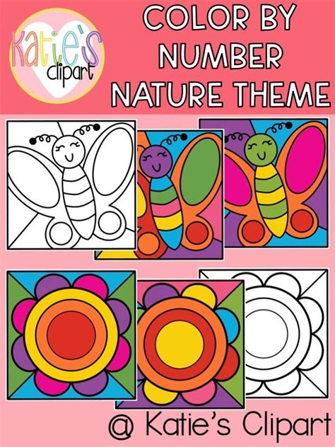 Create Your Own Color By Number Fall Color By Code Clip Art Templates