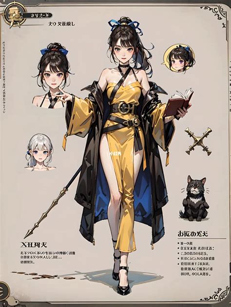 ai辅助设计｜黄色系魔法师（故事）