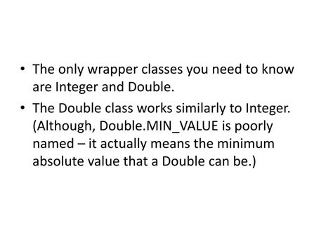 Ppt Wrapper Classes Powerpoint Presentation Free Download Id2191425