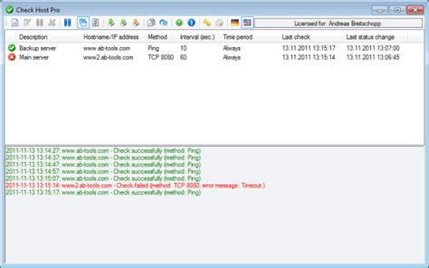 友環公司 Check Host Pro 伺服器監控軟體網路監控