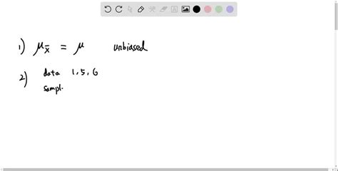 A Explain What It Means For As Estimator To Be Unbiased B Explain Why The Sample Range Is A
