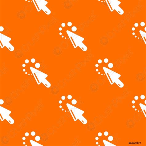 Cursor Loading Pattern Vector Orange Stock Vector 6263377 Crushpixel