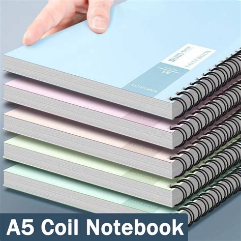 A5 Morandi Coil Notebook Thickened Rollover Spiral Notepad 60 Sheets 1pcs Shopee Philippines