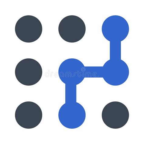Pattern Lock Icon Stock Vector Illustration Of Access 274945034
