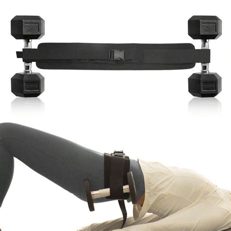 Hip Thrust Belt With Slip Padding Upgraded Wider Dumbbell Hip Trainer More Comfortable