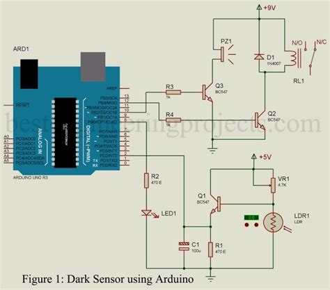 Dark Sensor Using Arduino Engineering Projects Dark Sensor Using Arduino Engineering Projects