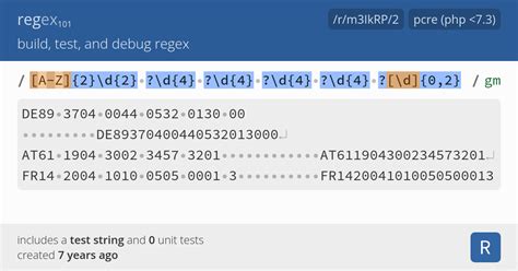 Regex101 Build Test And Debug Regex