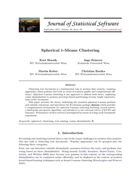 PDF Spherical K Means Clustering DOKUMEN TIPS