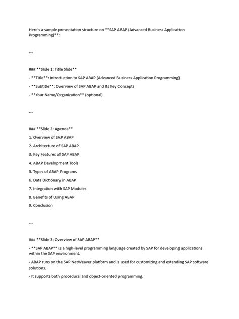 Sap Abap Pdf