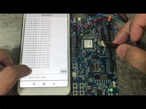 假濕汀的Blogger nRF ble app uart I C BNO Acc Gyro Mag Output