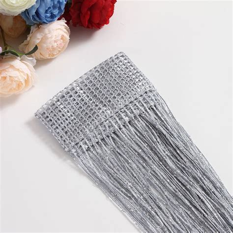 200cm 100cm Fringe String Window Curtain Bead Chain Fringe Panel Room