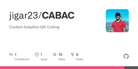 github jigar23 cabac context adaptive qm coding
