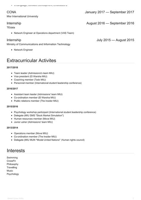 Ahmad Ayman Cv Pdf