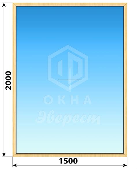 Глухое окно из сосны 1500x2000 - купить недорого в Москве, фото, отзывы ...