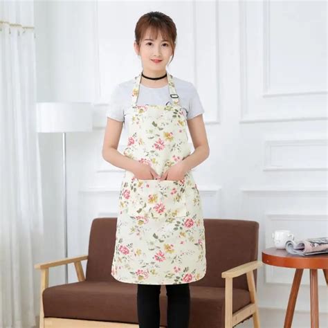 여자 레이디 섹시한 앞치마 드레스 레스토랑 홈 주방 요리 턱받이 꽃 스타일 포켓 레이스 앞치마 드레스 웨이터 요리 도구앞치마