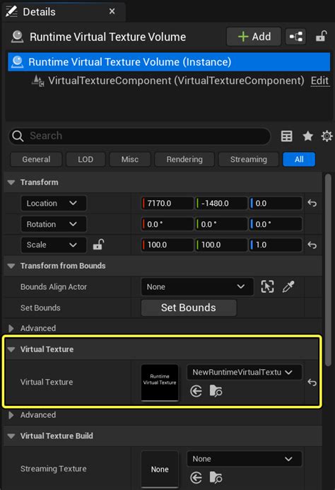 Runtimevirtual Texturing Quick Start In Unreal Engine Unreal Engine 5