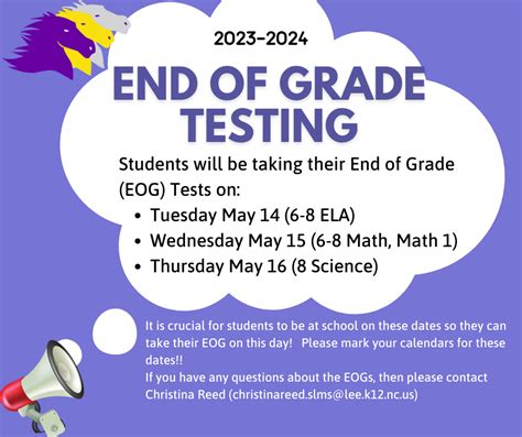 Eog Testing Sanlee Middle School