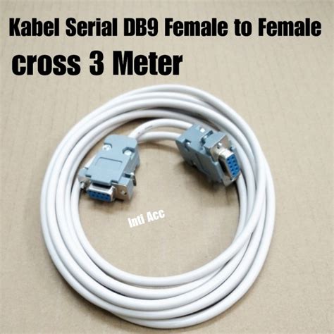 Jual Kabel Serial DB RS Female Female Meter Cross Jakarta Barat INTI ACC Tokopedia