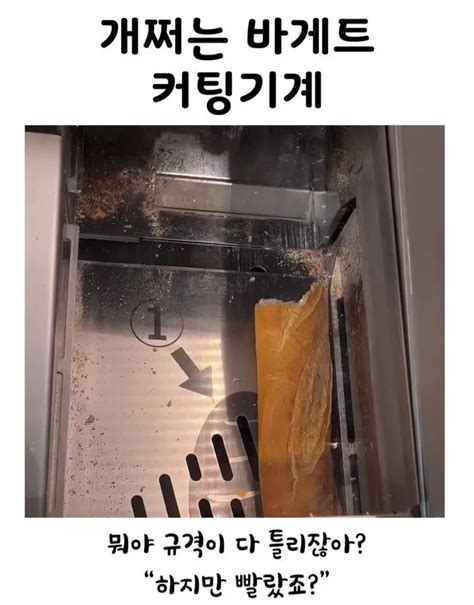 개쩌는 바게트 커팅 기계mp4